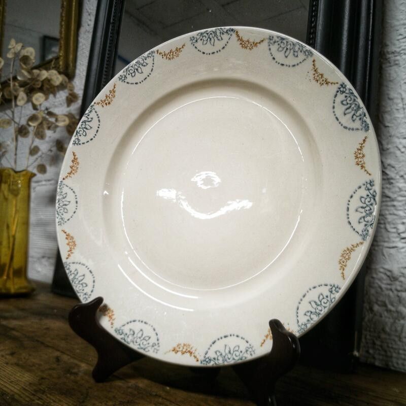 Grand Plat Modèle "Toul" de Longwy | L'Atelier Imparfait
