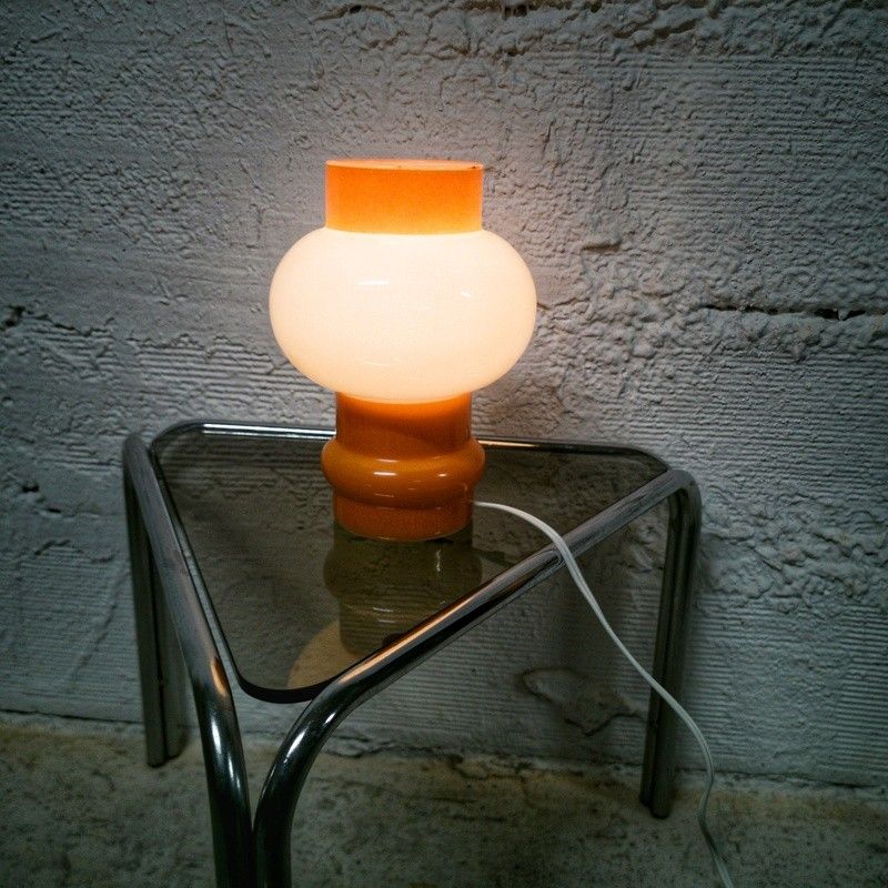 Lampe à Poser Vintage en Opaline | L'Atelier Imparfait