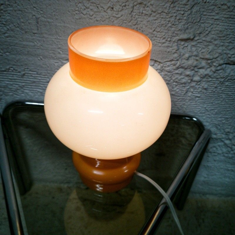 Lampe à Poser Vintage en Opaline | L'Atelier Imparfait