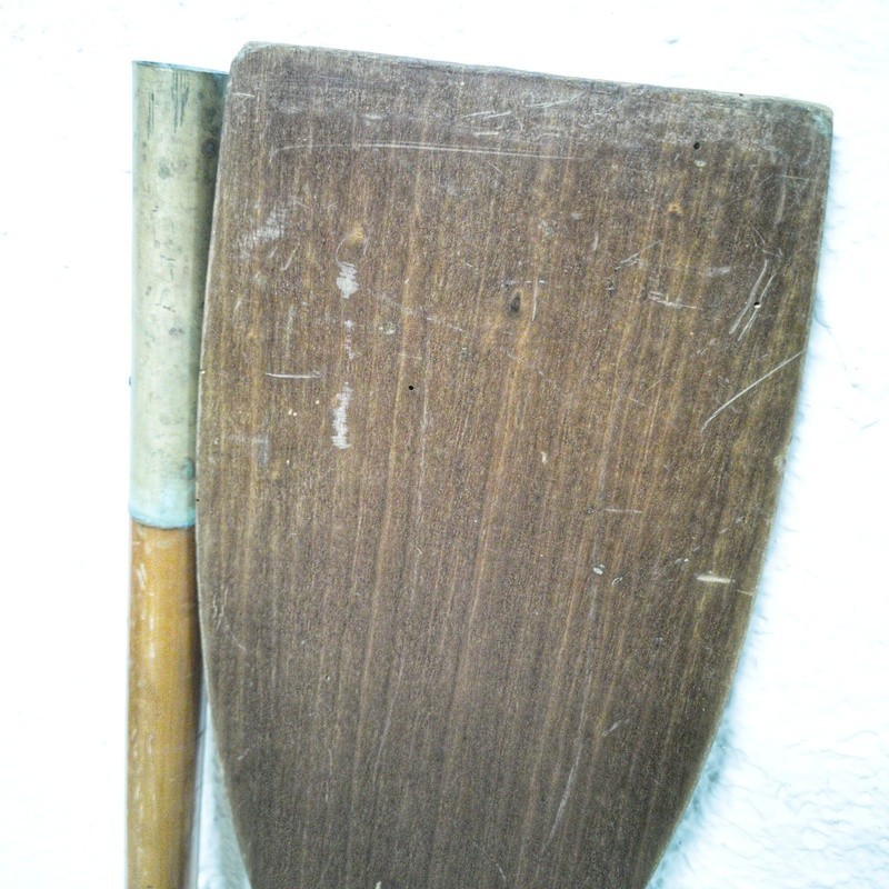 Paire de rames anciennes en en bois | L'Atelier Imparfait