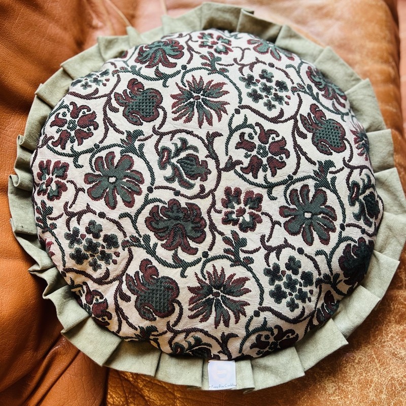 Coussin Vintage Rond Rétro 55 cm | L'Atelier Imparfait