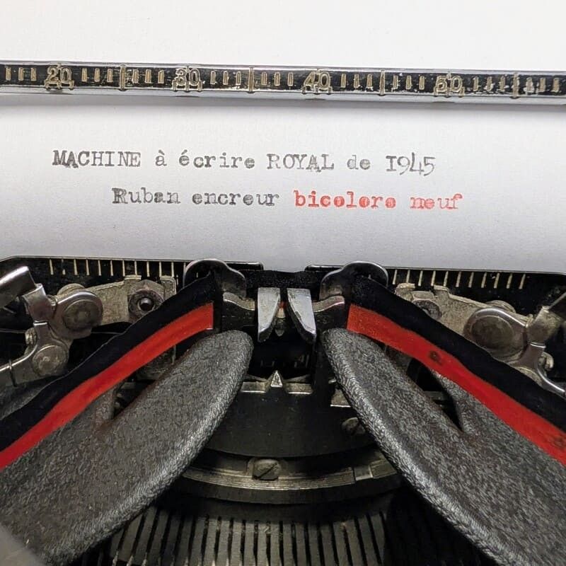 Machine à écrire Royal KMM - 1945 | L'Atelier Imparfait